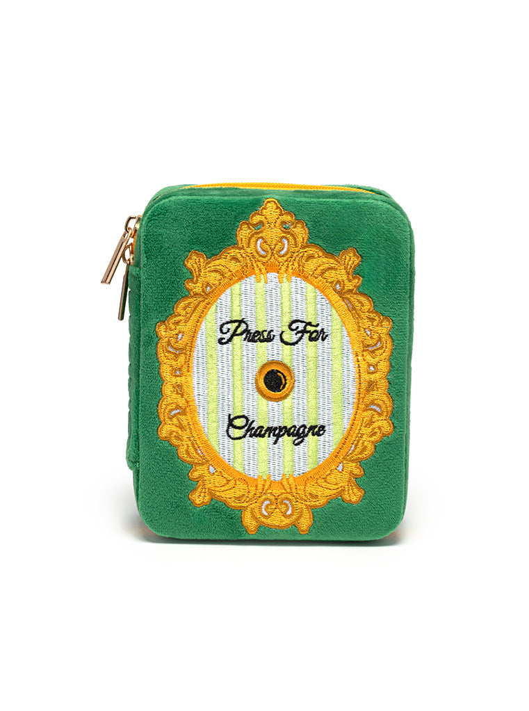 Champagne Jewelry Zip Case – Living Royal