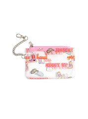 Clear Rodeo Key Chain Pouch – Living Royal